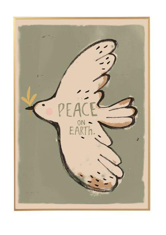 Peace bird wallposter — studioloco