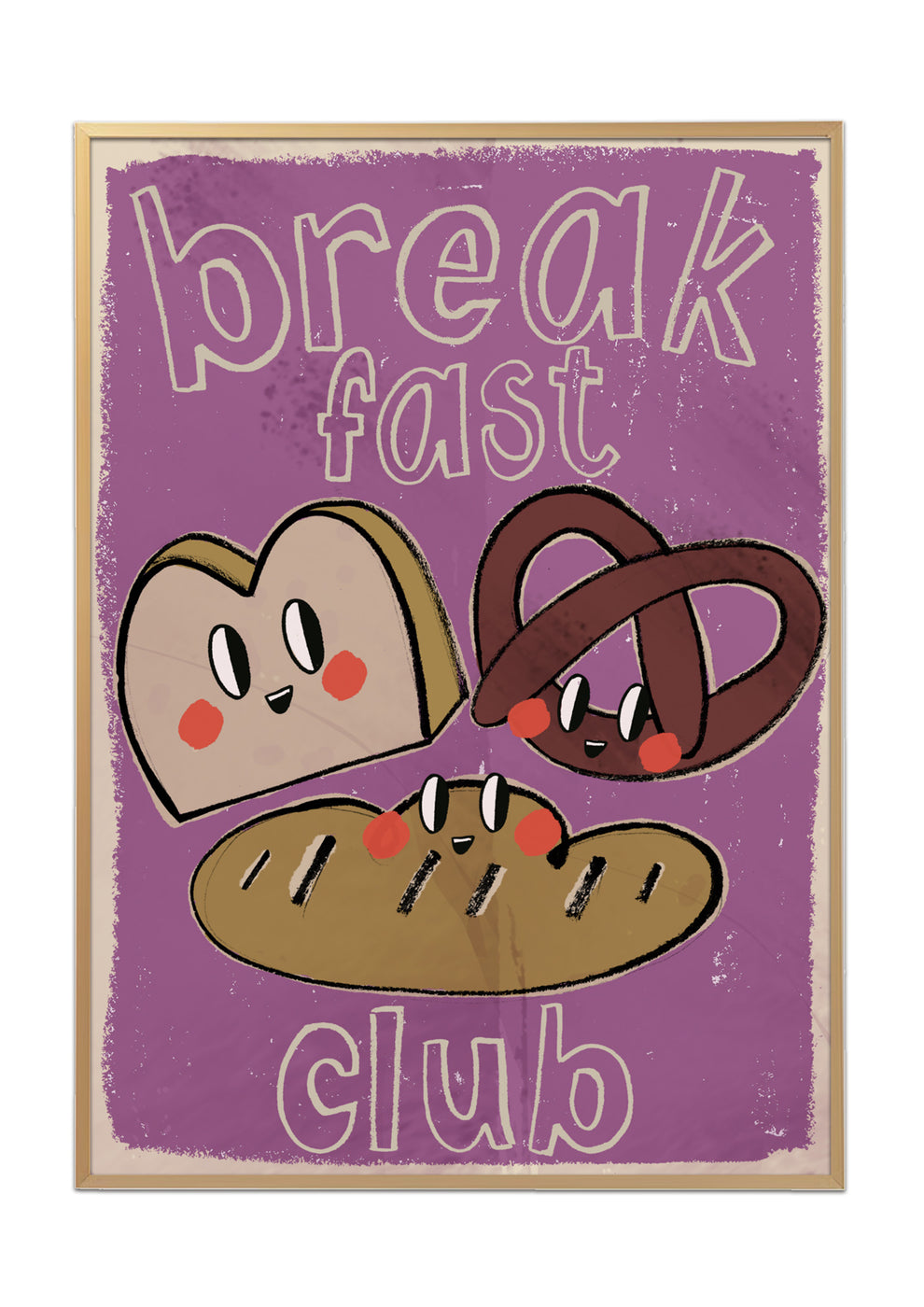 Poster 50x70cm BREAKFAST CLUB — studioloco