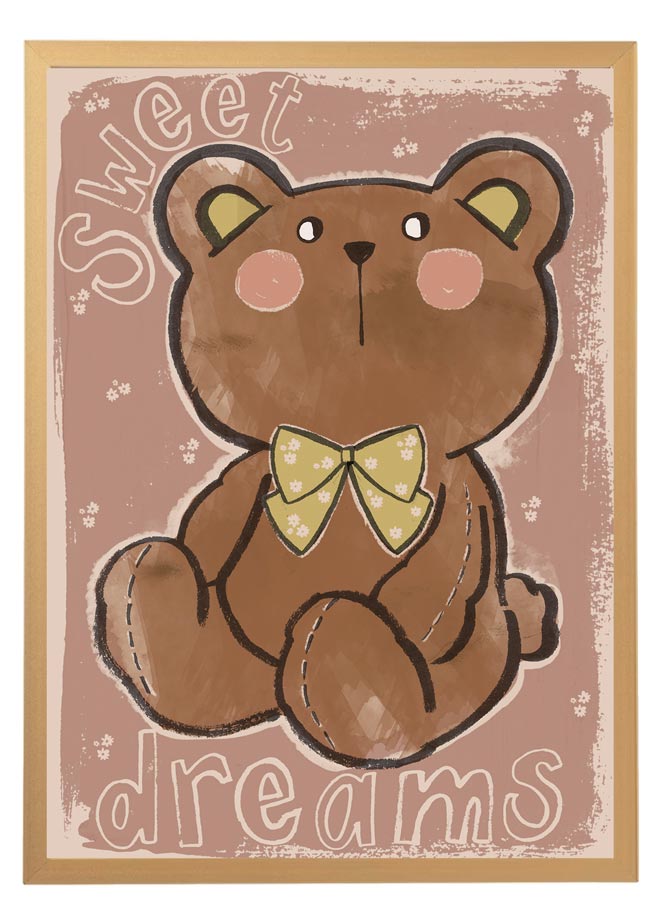 POSTER TEDDY 50X70CM — studioloco